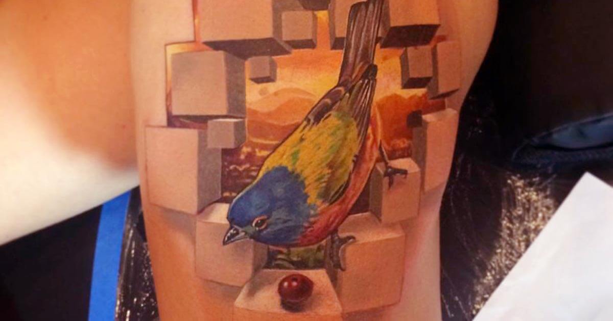 3D Tattoos for Girls - Best 3D Tattoo Tattoos Ideas